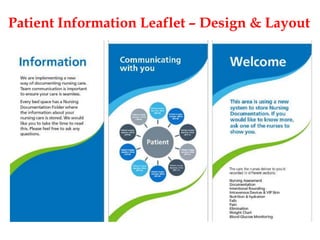 Patient Information Leaflet Content Design | PPTX