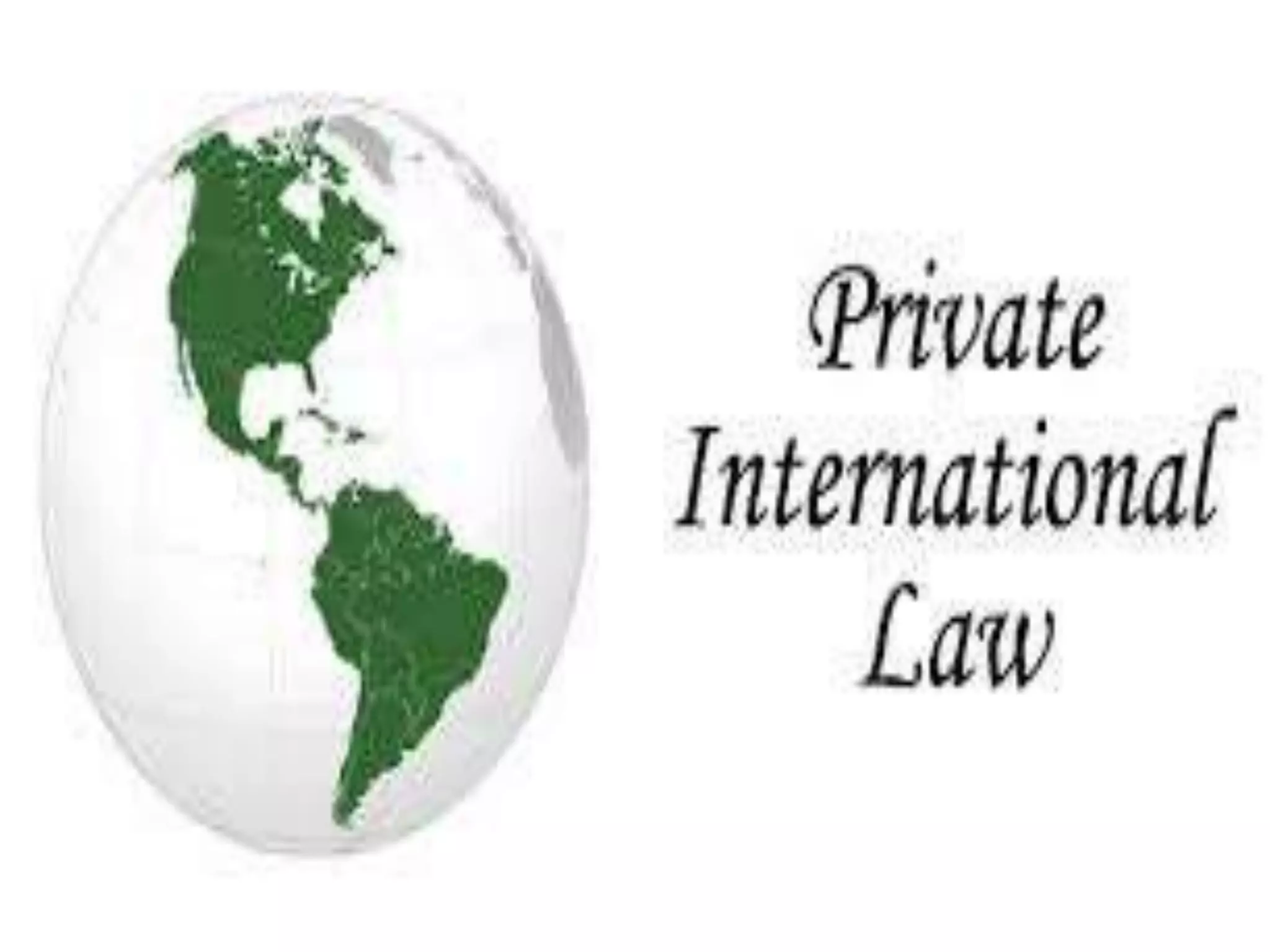 Private international Law | PPT