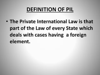 Private international Law | PPTX
