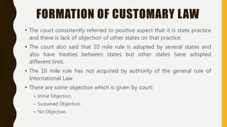 Anglo Norwegian Fisheries Case | PPTX