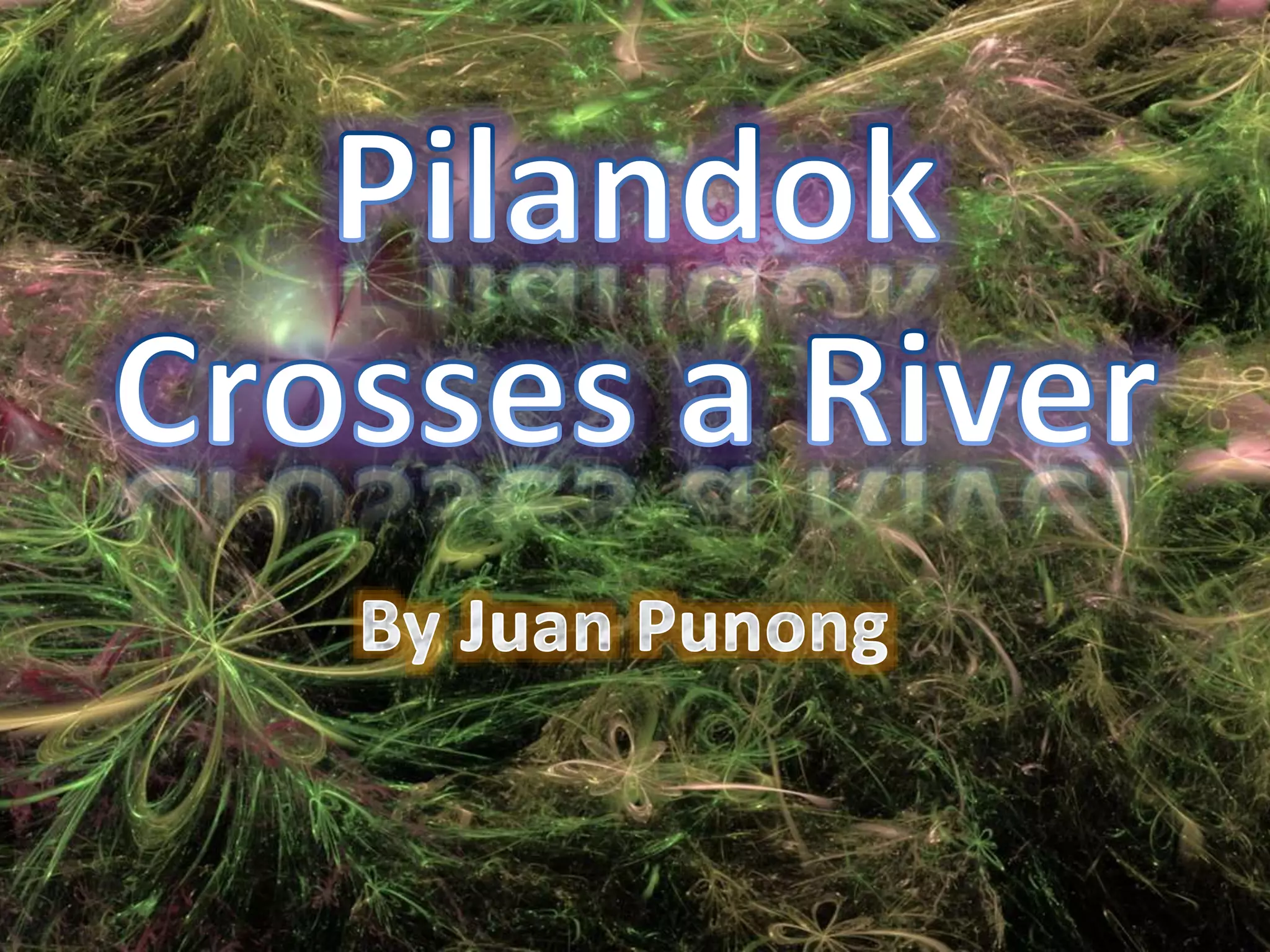 Pilandok Crosses a River | PPTX
