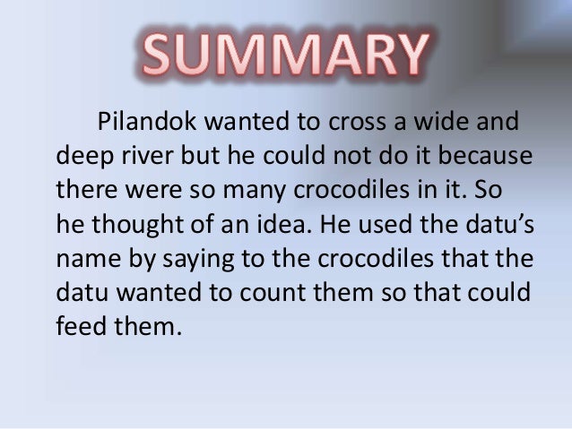 Pilandok Crosses a River