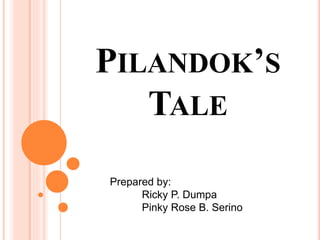 Pilandok report | PPTX