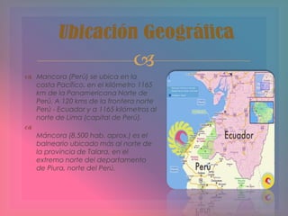 Turismo Perú (Mancora-Piura) | PPTX