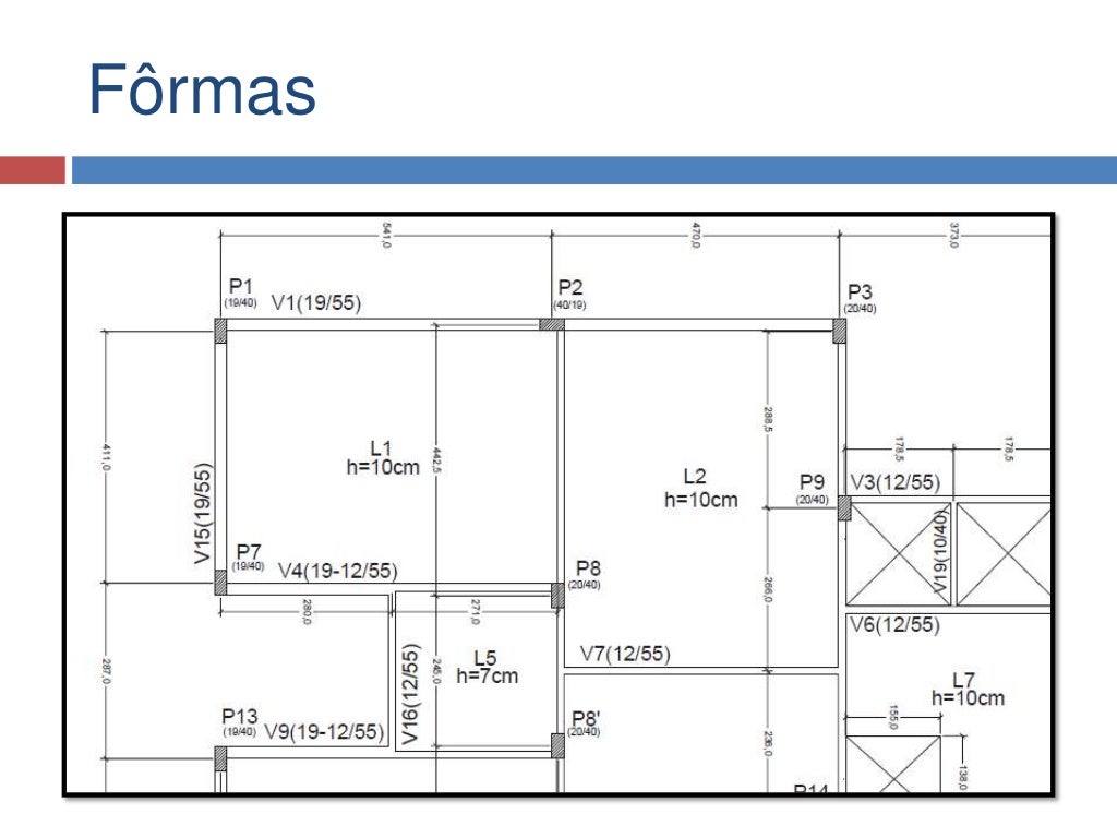 Pilares - REPRESENTAÇÃO GRAFICA