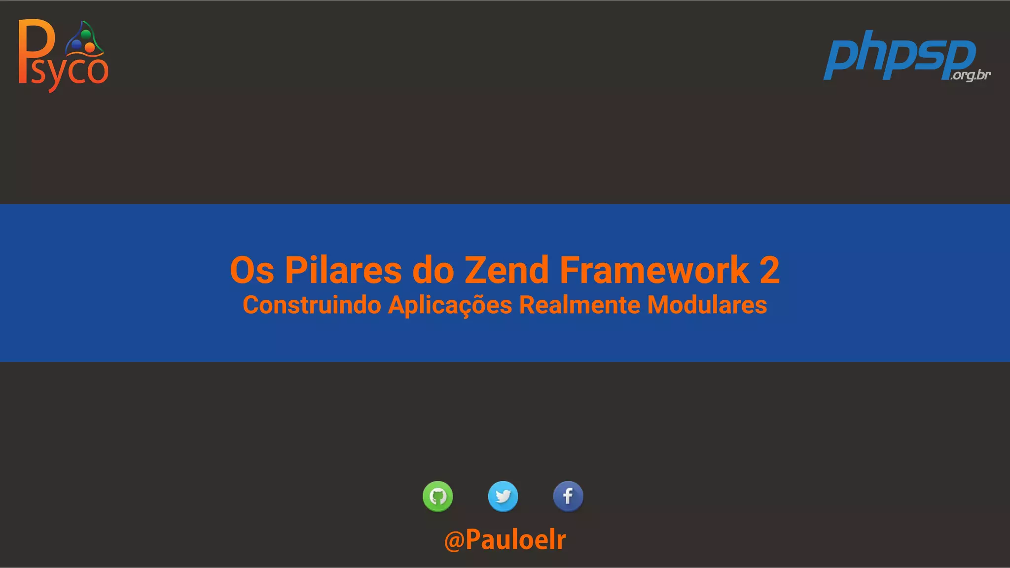 Pilares Do Zend Framework 2 Ppt 1309