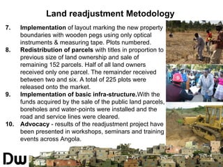 Participatory & Inclusive Community Land Readjustment in Huambo, Angola ...