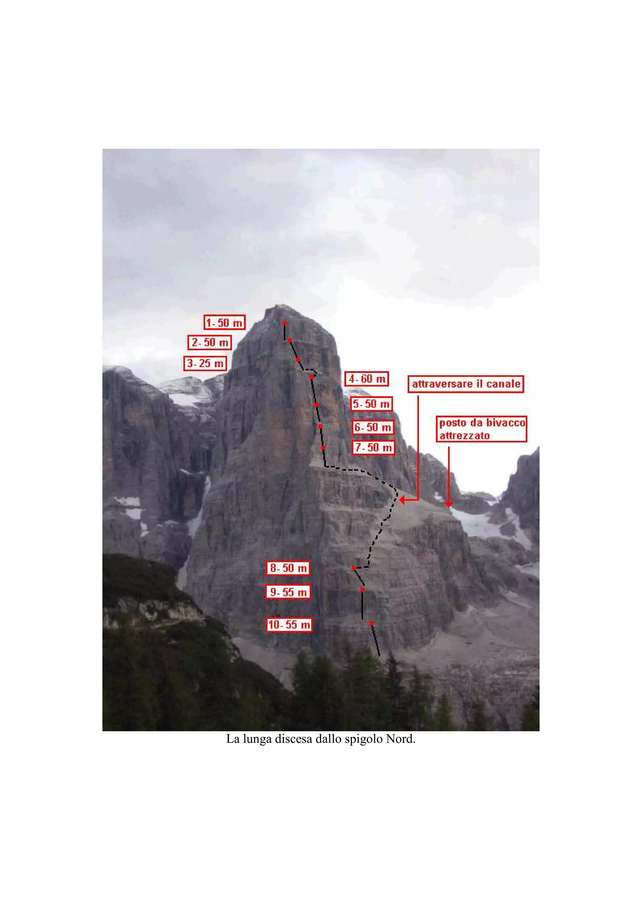Pilastro dei francesi, crozzon di brenta parete nord est | PDF