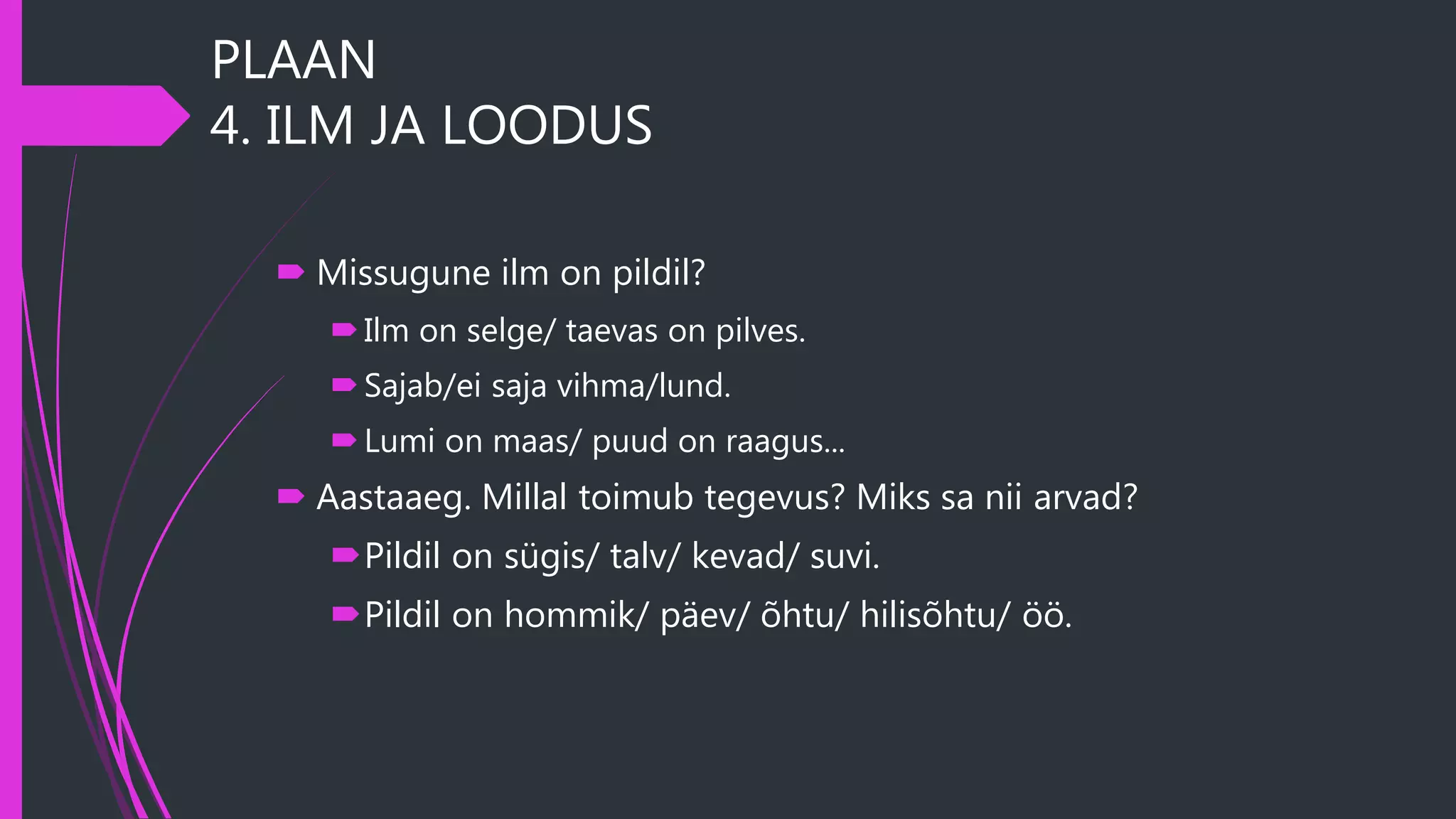 Pildi kirjeldamine.plaan | PPTX