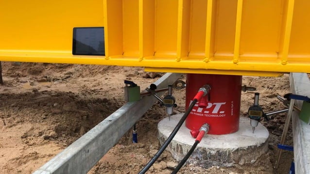 Photo Gallery: Using Motionics’ Wireless Pile Load Test Kit for ...