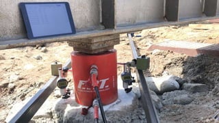 Photo Gallery: Using Motionics’ Wireless Pile Load Test Kit for ...