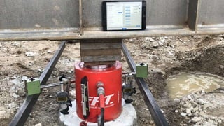 Photo Gallery: Using Motionics’ Wireless Pile Load Test Kit for ...