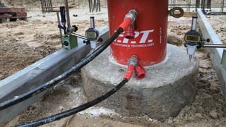 Photo Gallery: Using Motionics’ Wireless Pile Load Test Kit for ...
