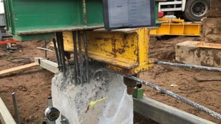 Photo Gallery: Using Motionics’ Wireless Pile Load Test Kit for ...