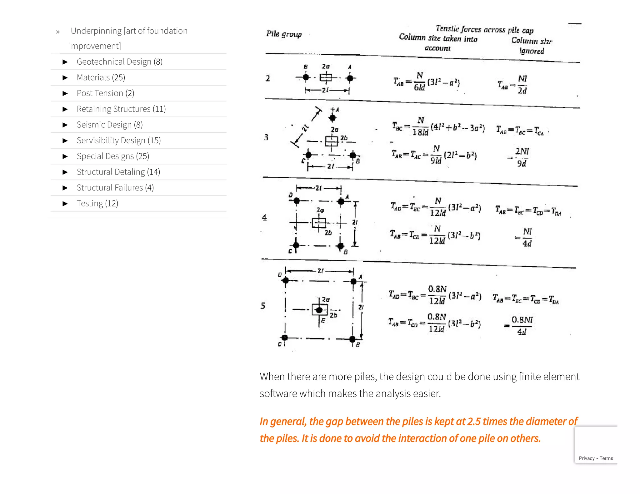 Pile cap design structural guide | PDF