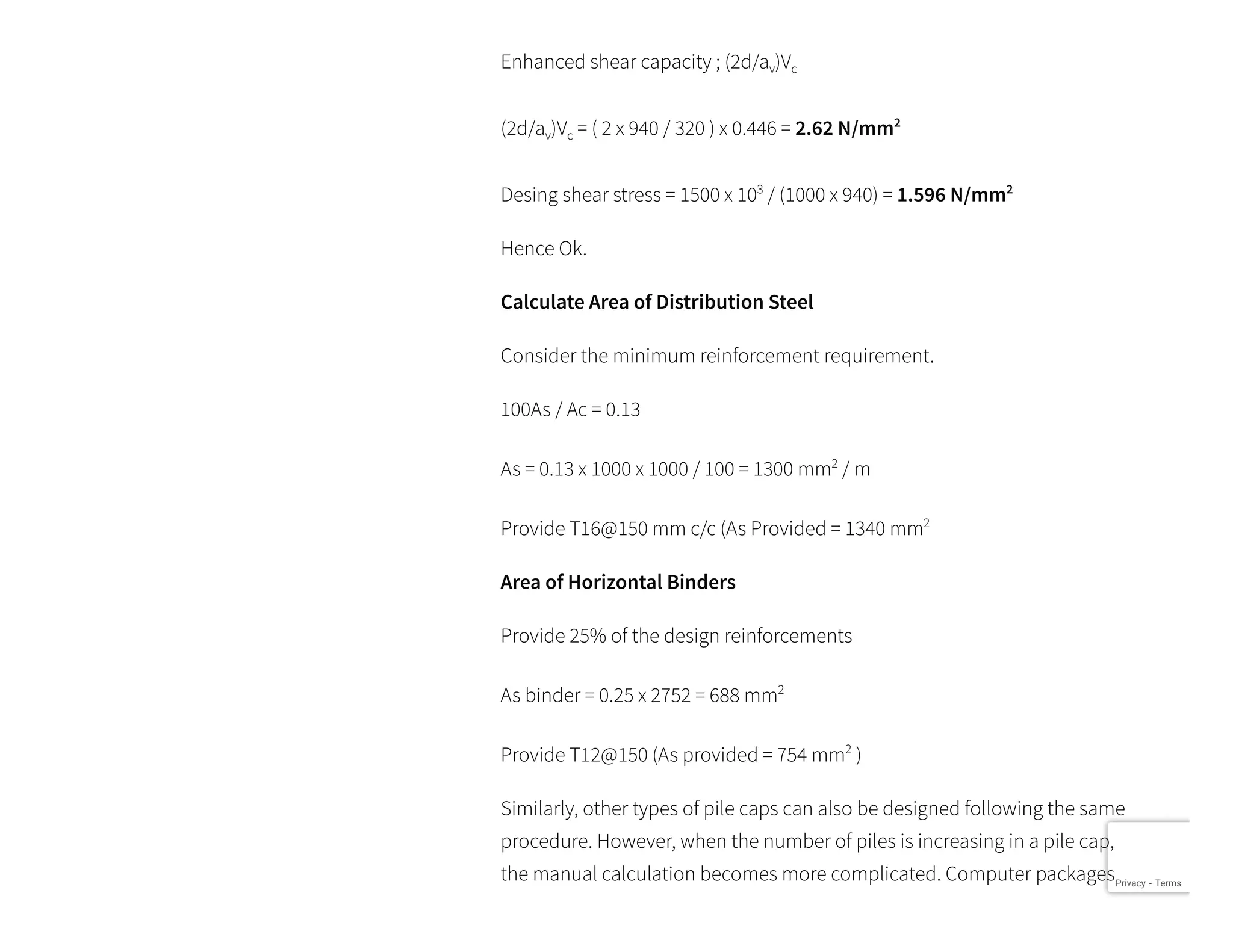 Pile cap design structural guide | PDF