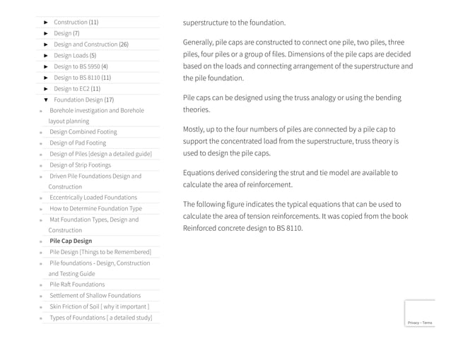 Pile cap design structural guide | PDF | Civil Engineering Industry ...