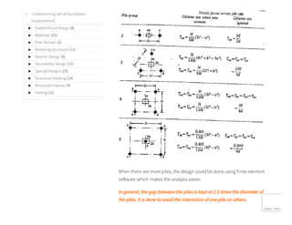 Pile cap design structural guide | PDF