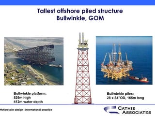 Offshore pile design according to international practice | PPT