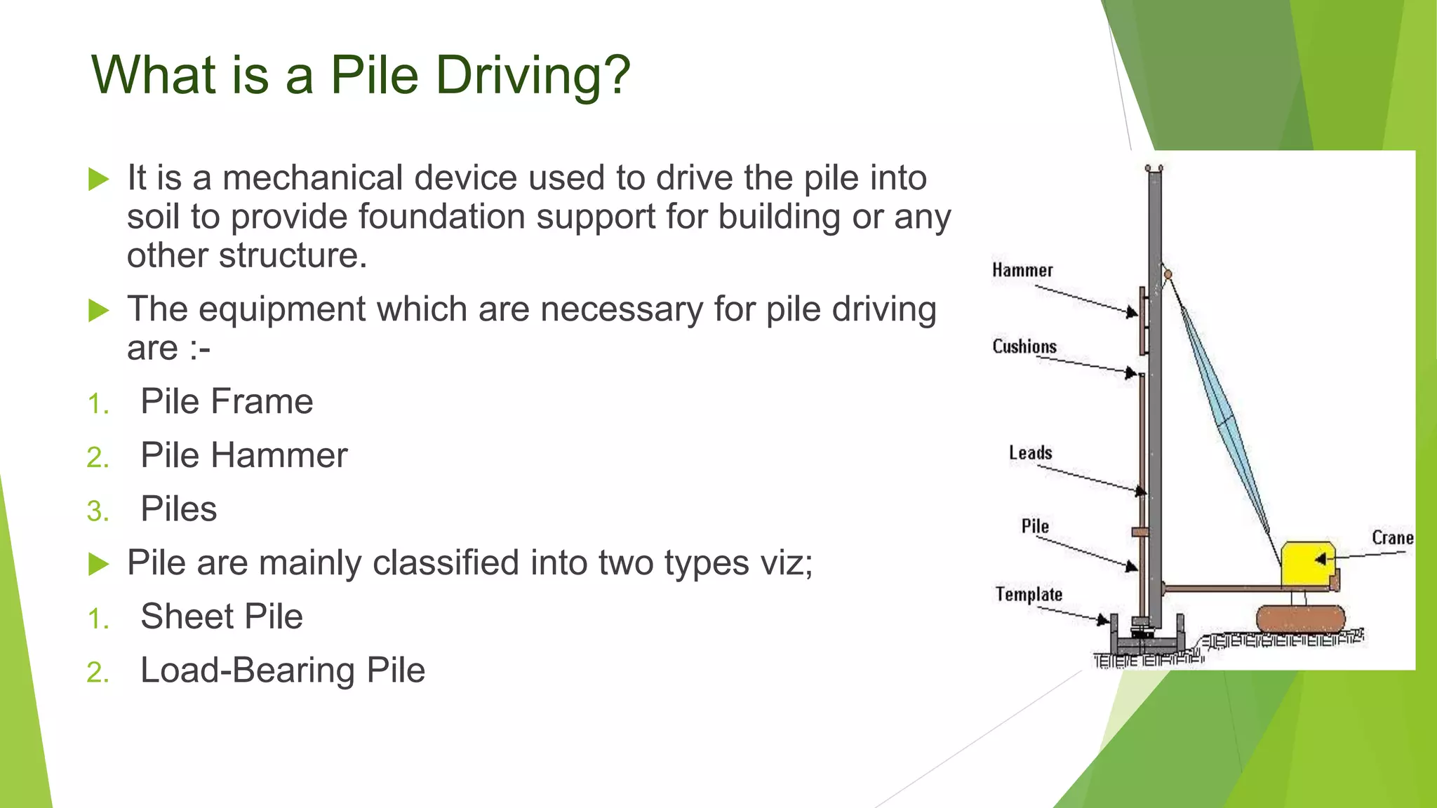 Piledrivingequipment | PPTX
