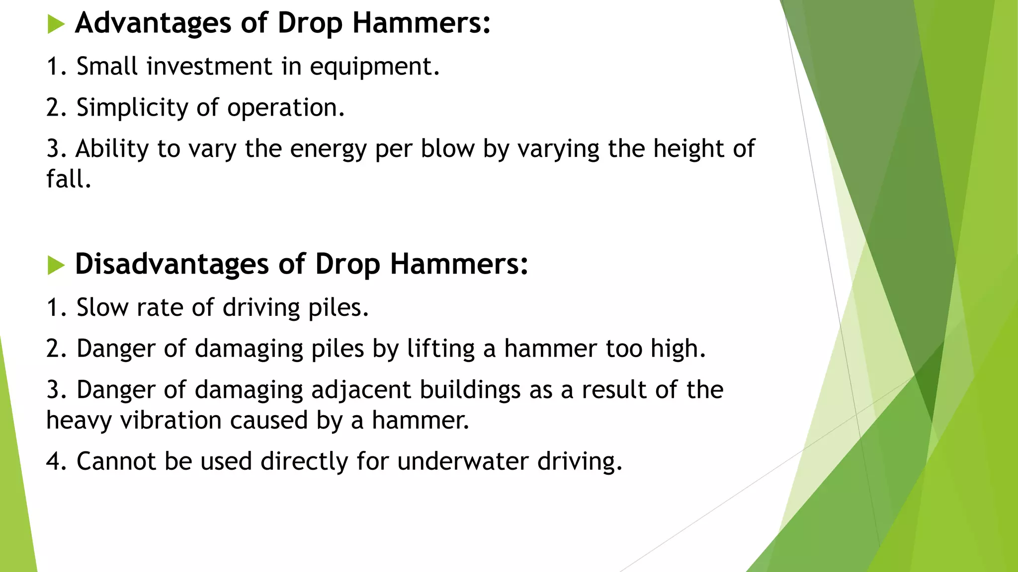 Pile driving equipment | PDF