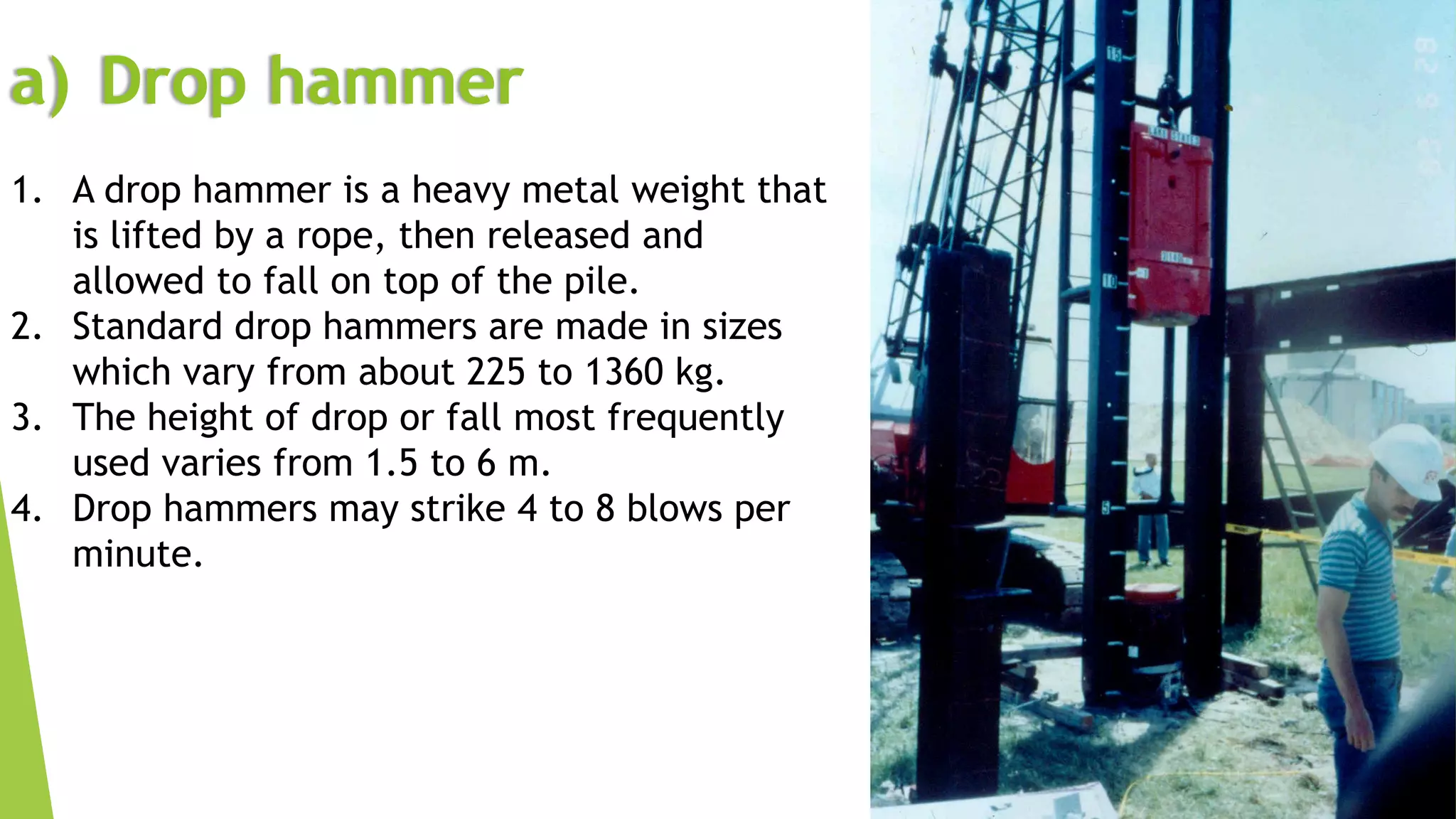 Pile driving equipment | PDF
