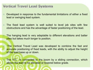 Foundation & Pile driving equipment | PPTX
