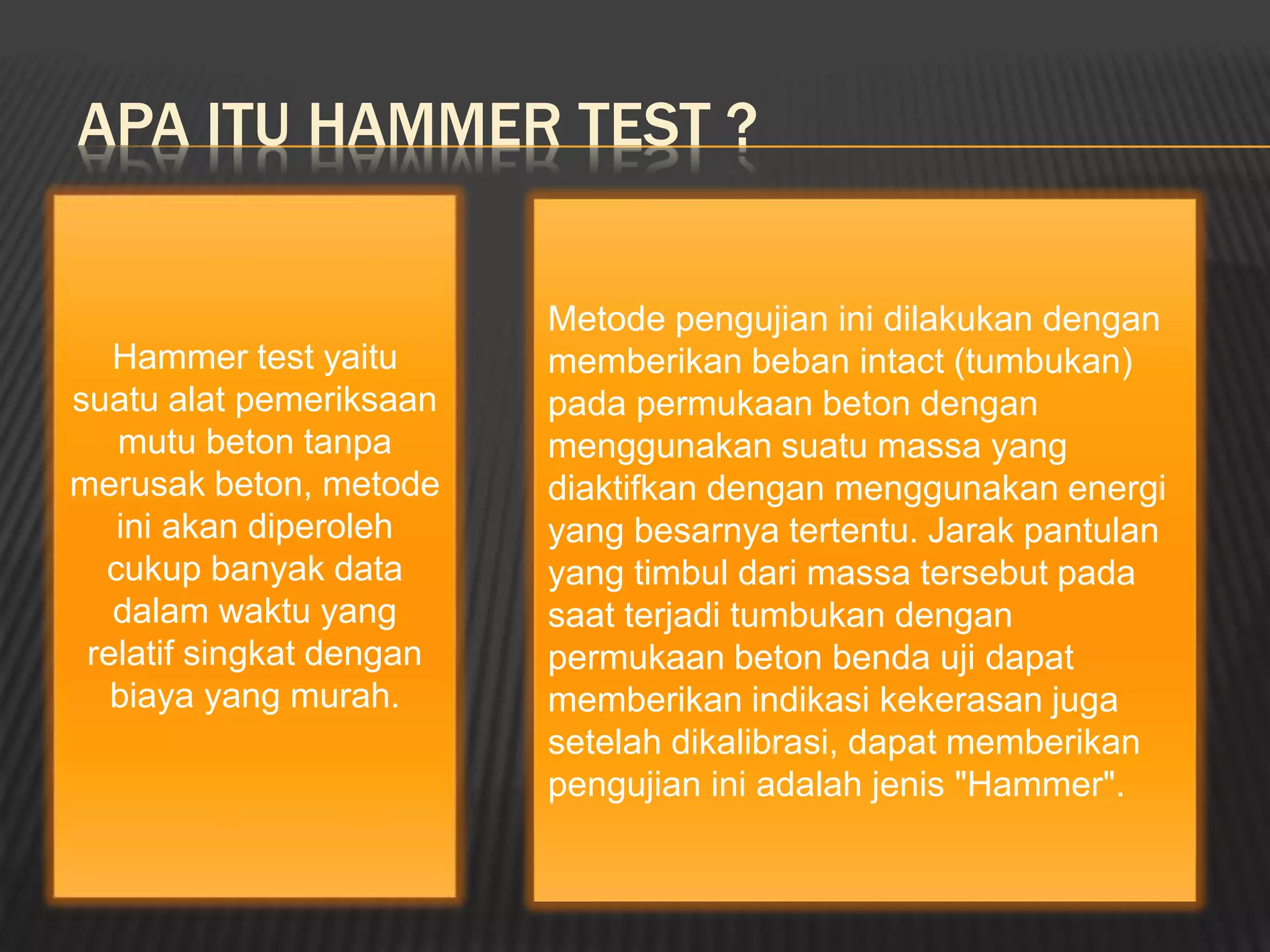 Pile Dynamic Analyzer (PDA) Test and Hammer Test | PPTX