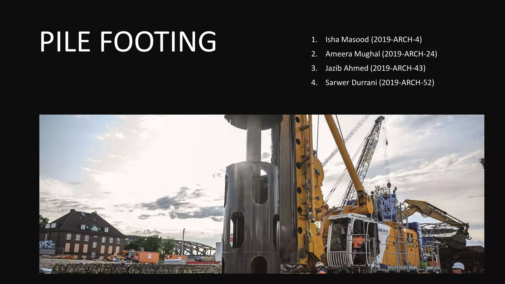 Pile footing | PDF