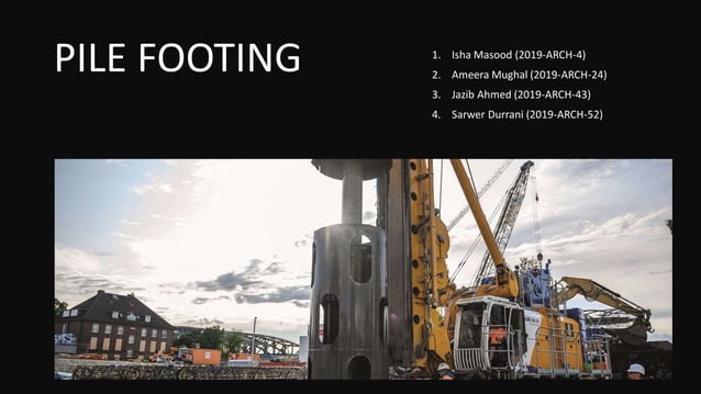 Pile footing | PPT