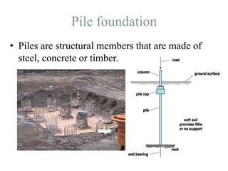 Pile foundation ppt | PPTX