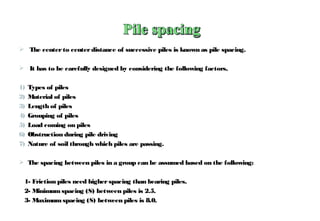 Pile foundation | PPT