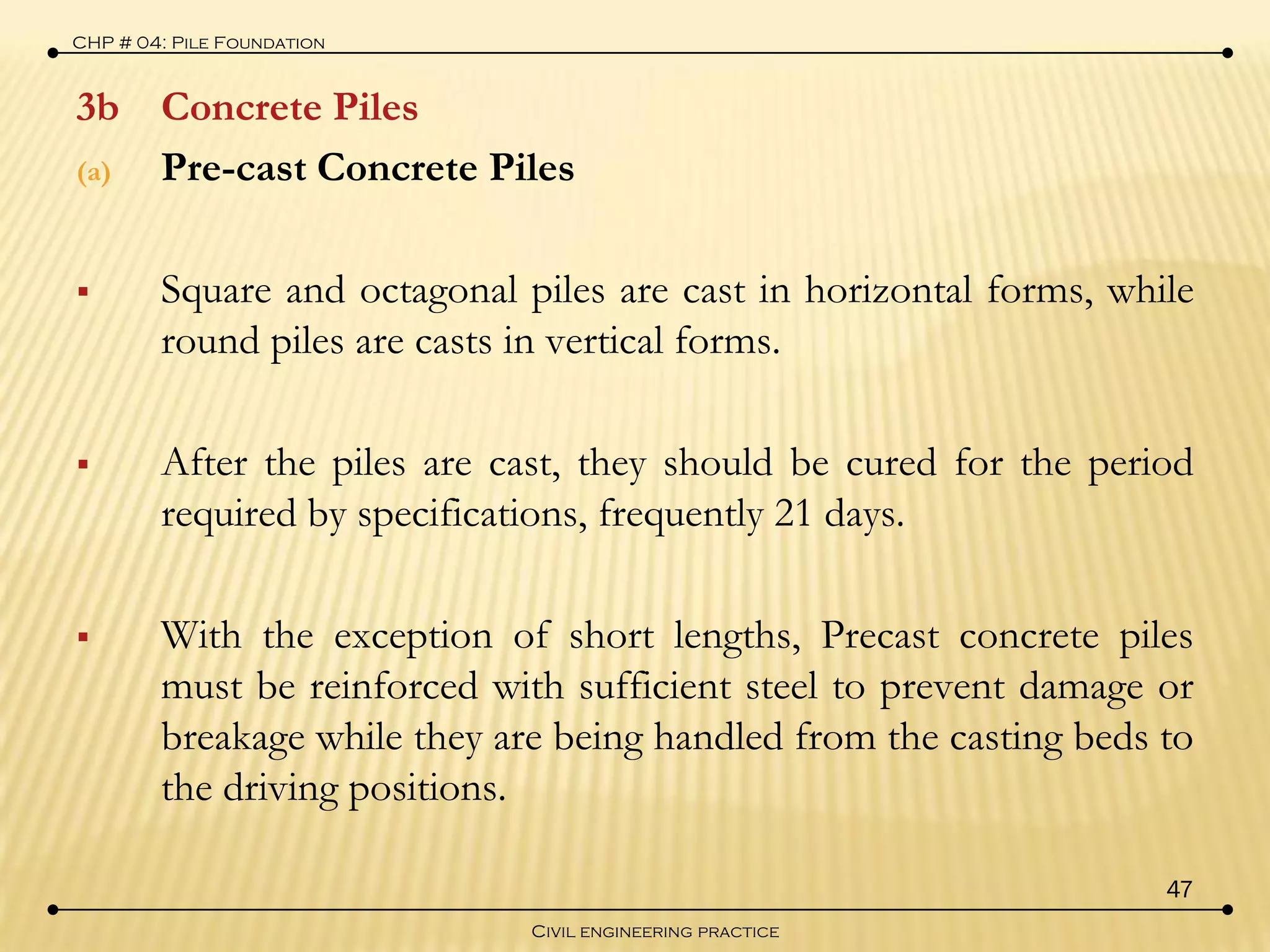 Pile foundation | PDF