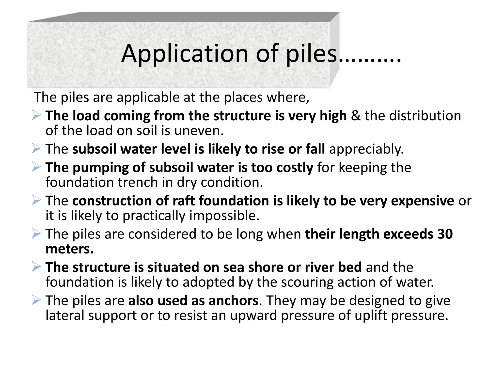 Pile foundation | PPTX