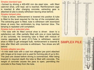 Pile foundation | PPTX | Geology | Science