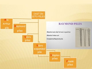 Pile foundation | PPTX | Geology | Science