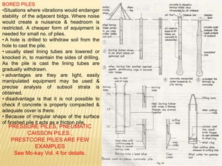 Pile foundation | PPTX | Geology | Science