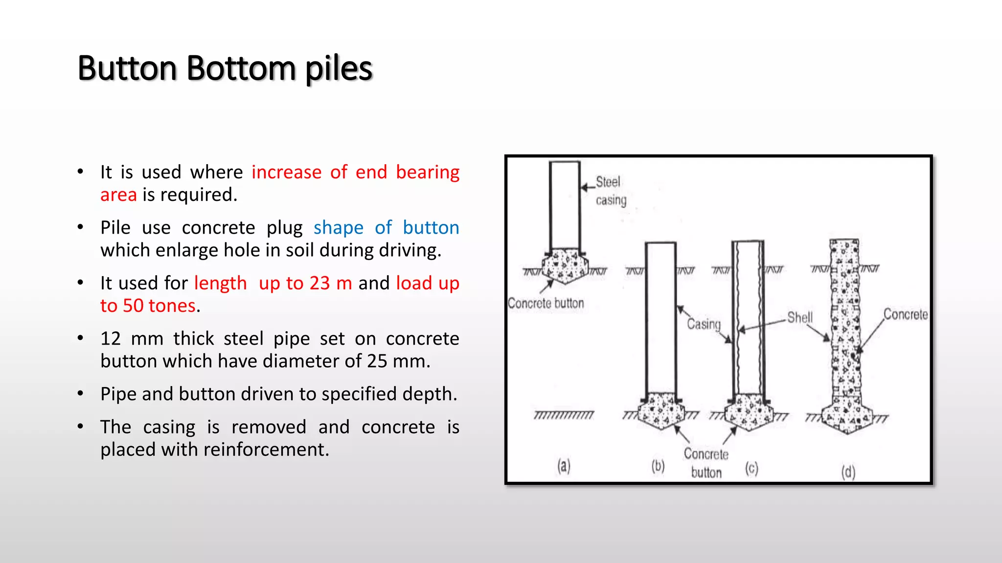 Pile foundations | PPTX