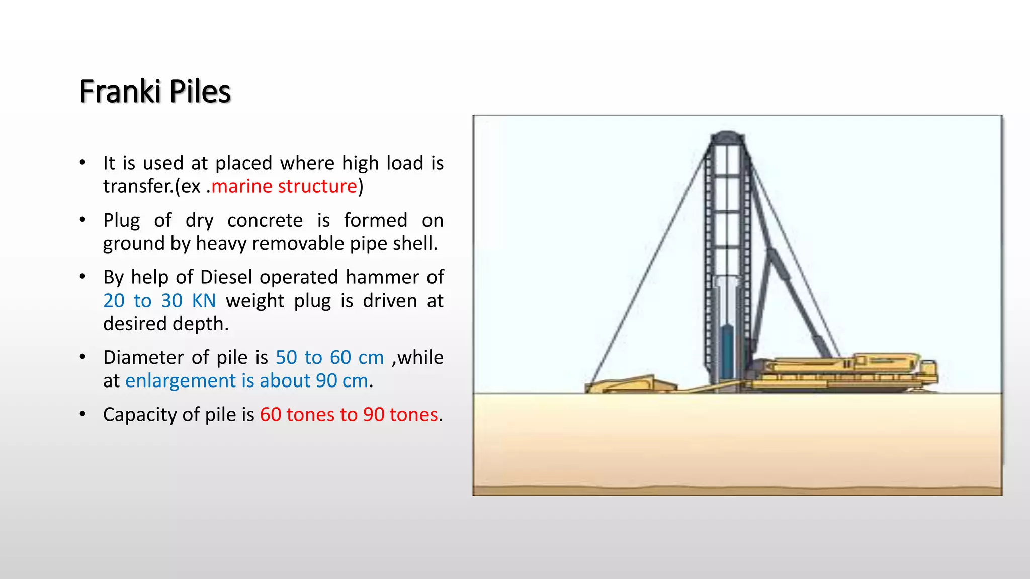 Pile foundations | PPTX