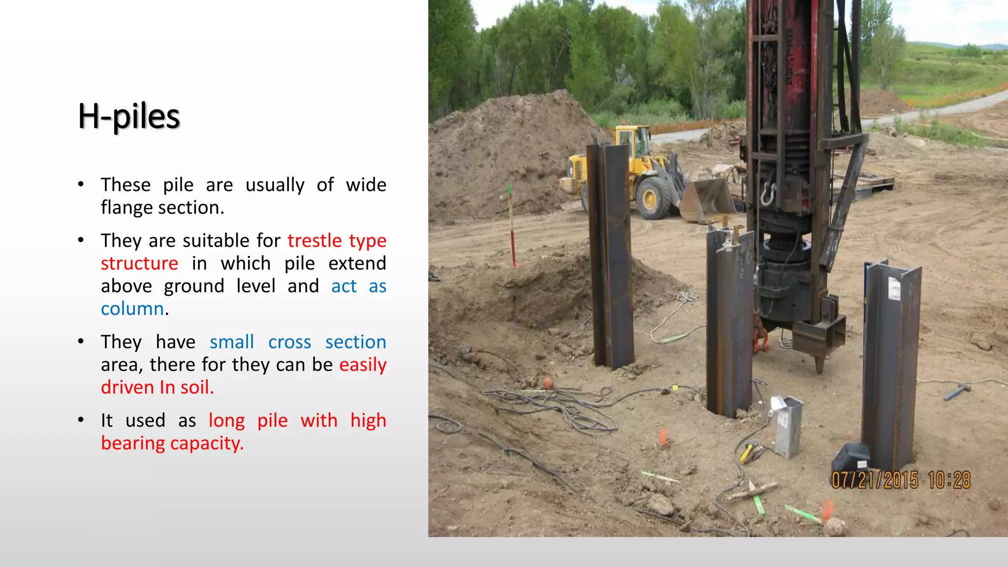 Pile foundations | PPTX