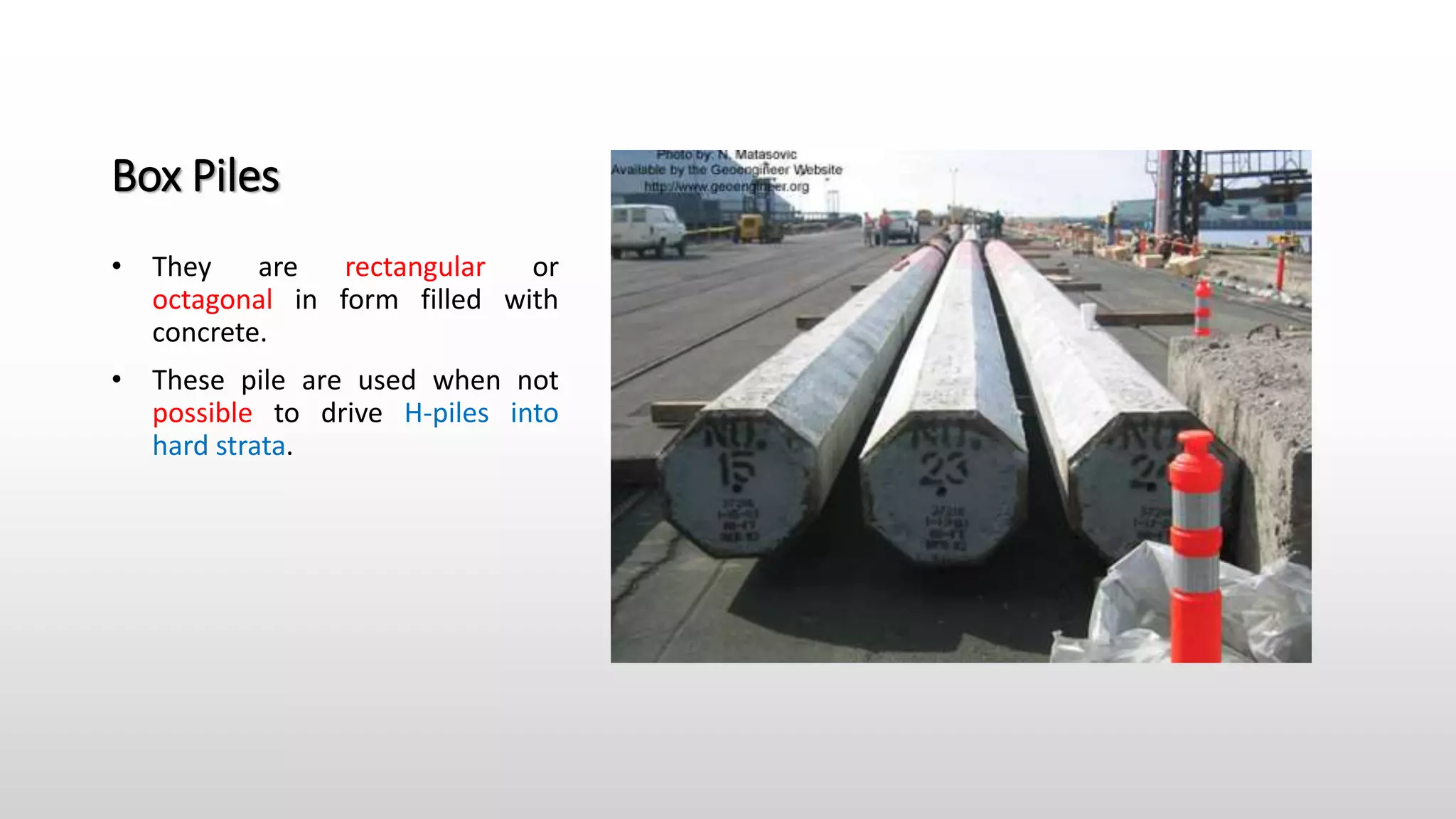 Pile foundations | PPTX