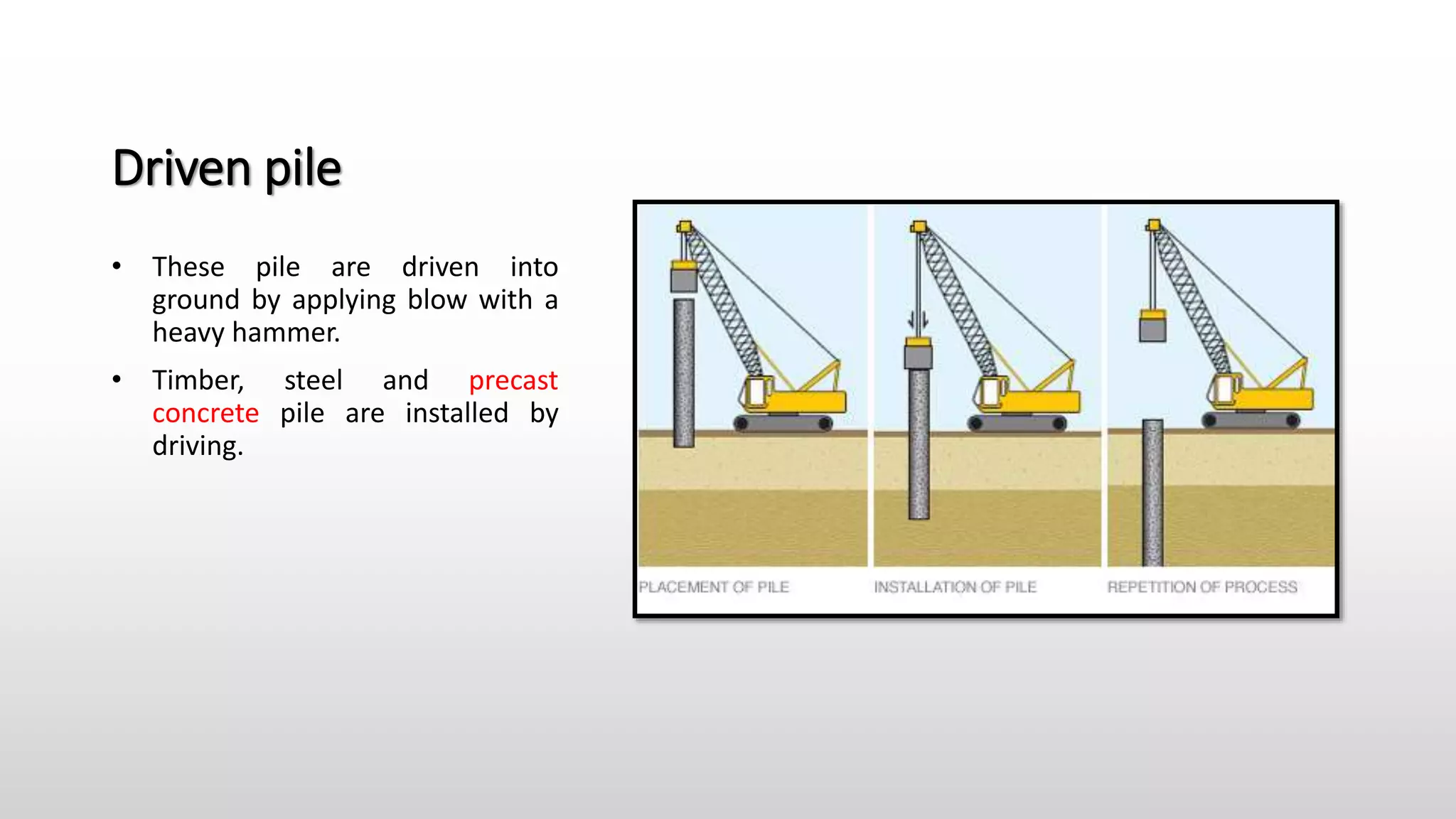 Pile foundations | PPTX