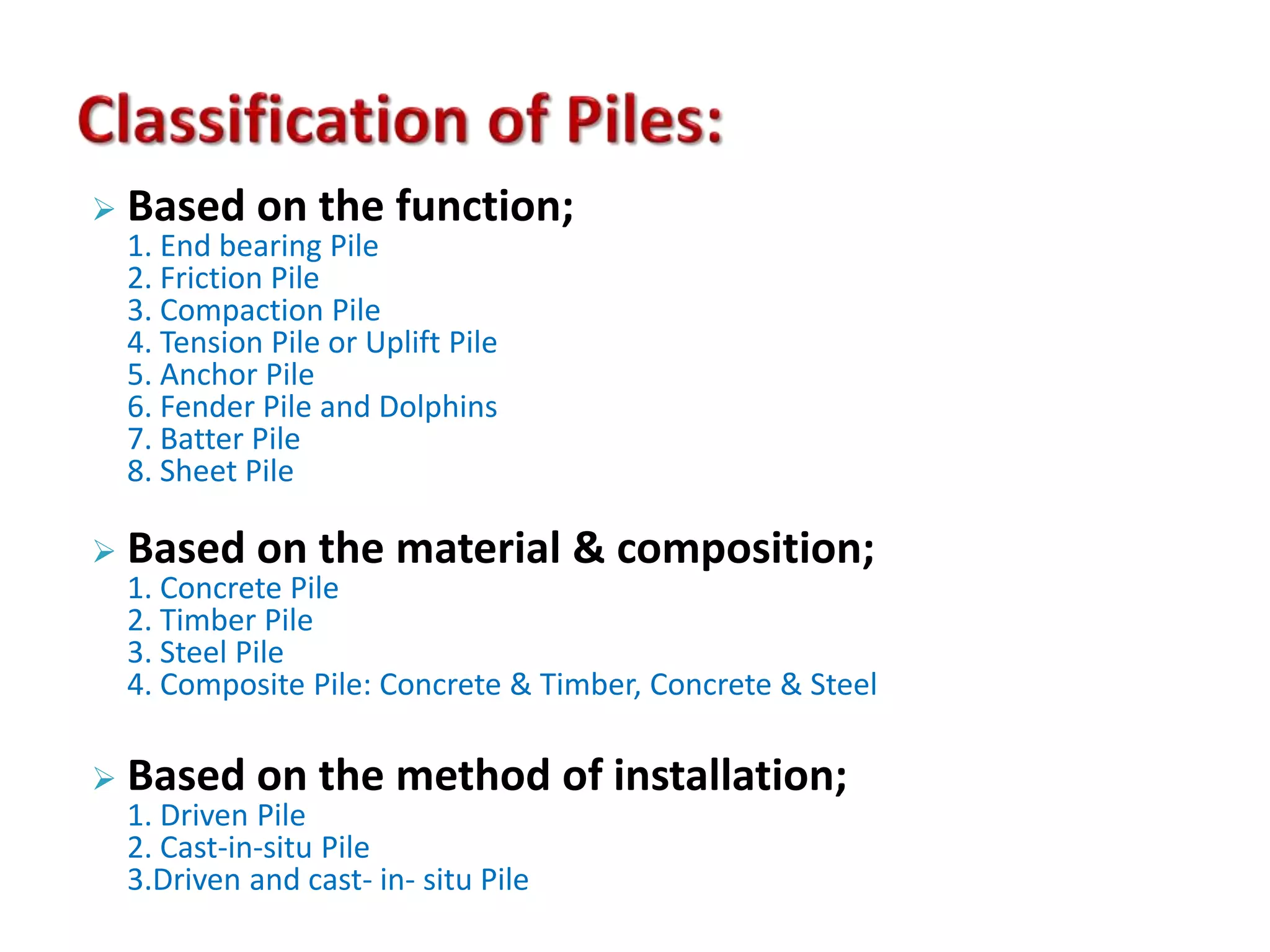 Pile foundation | PDF