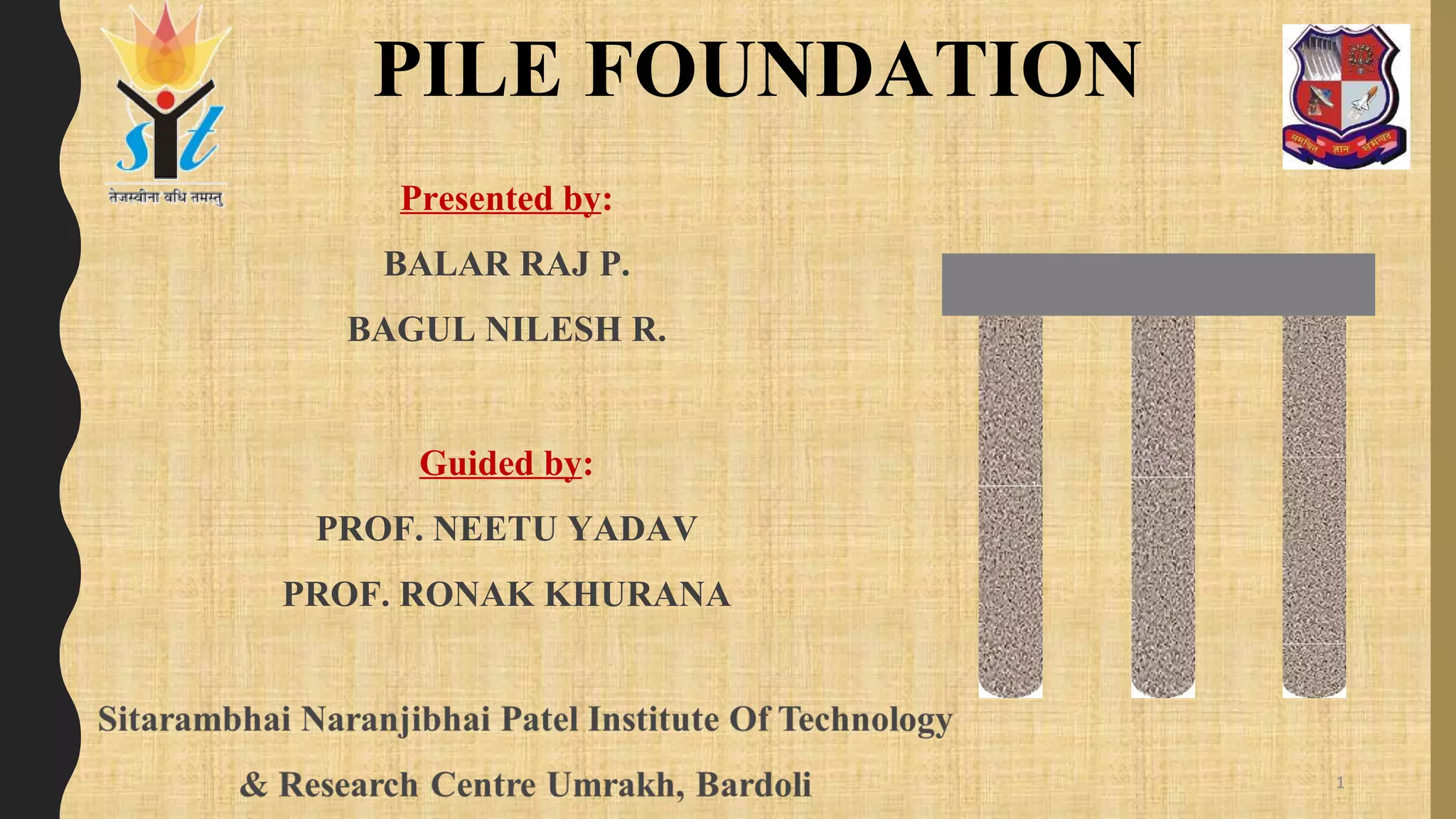 Pile foundation | PPT