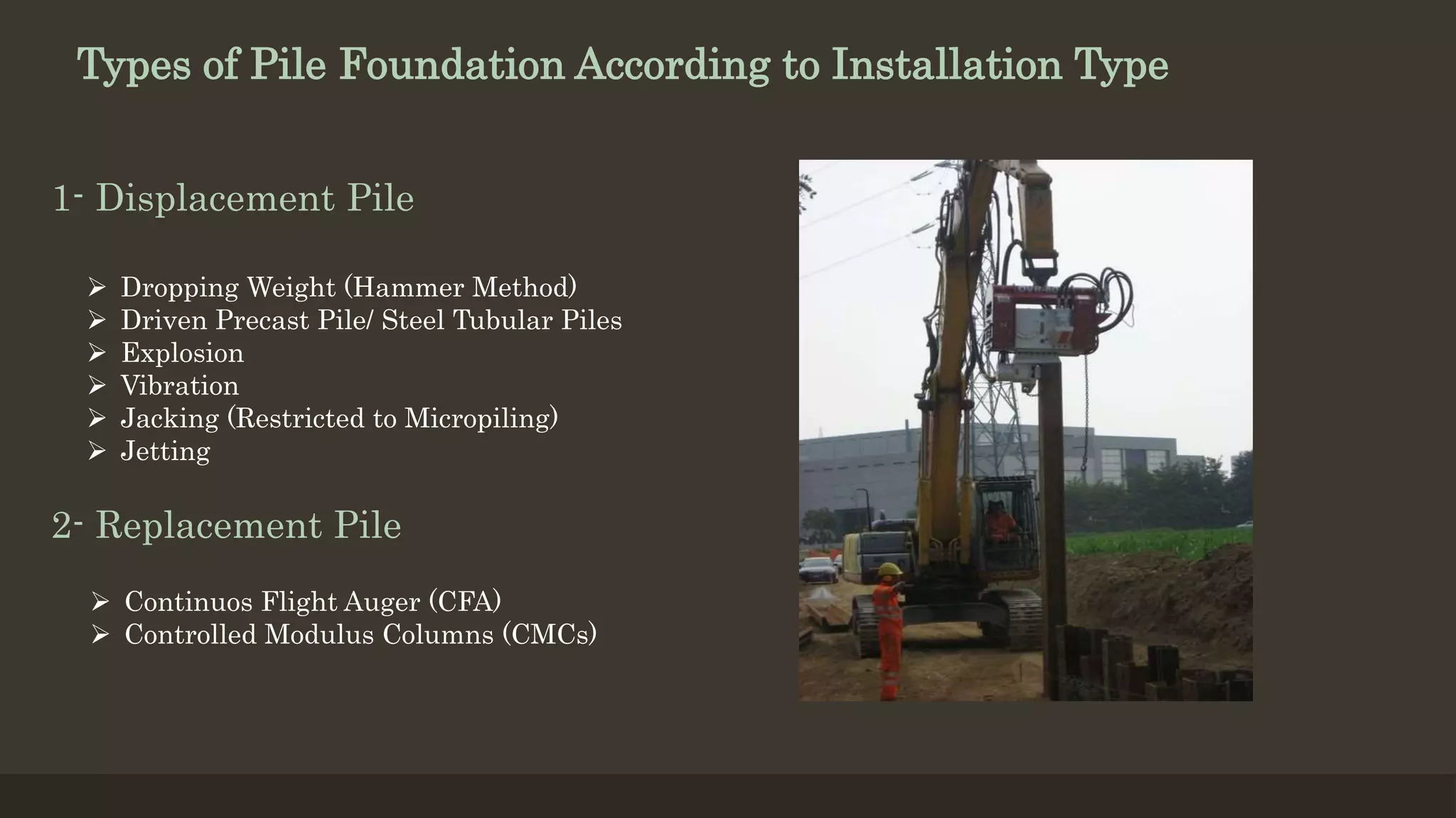 Pile foundation | PPTX