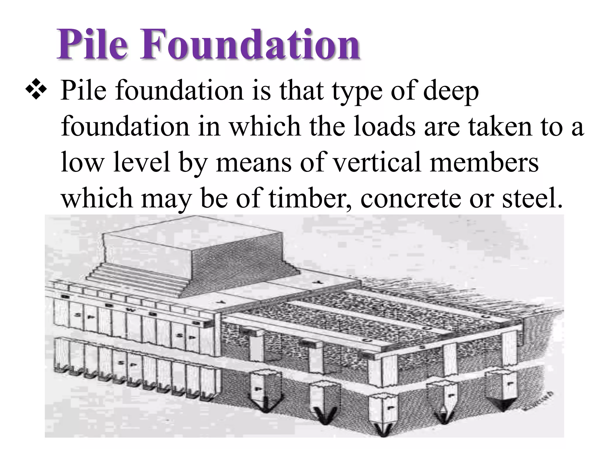 Pile foundation | PPTX