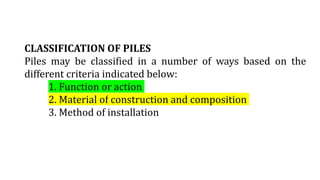 design of pile foundation anna university syllabus | PPTX | Civil ...