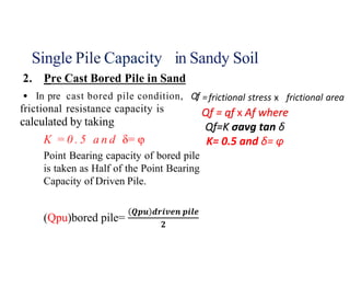 basics of Pile Foundation expained in simple terms | PPTX