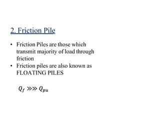 basics of Pile Foundation expained in simple terms | PPTX
