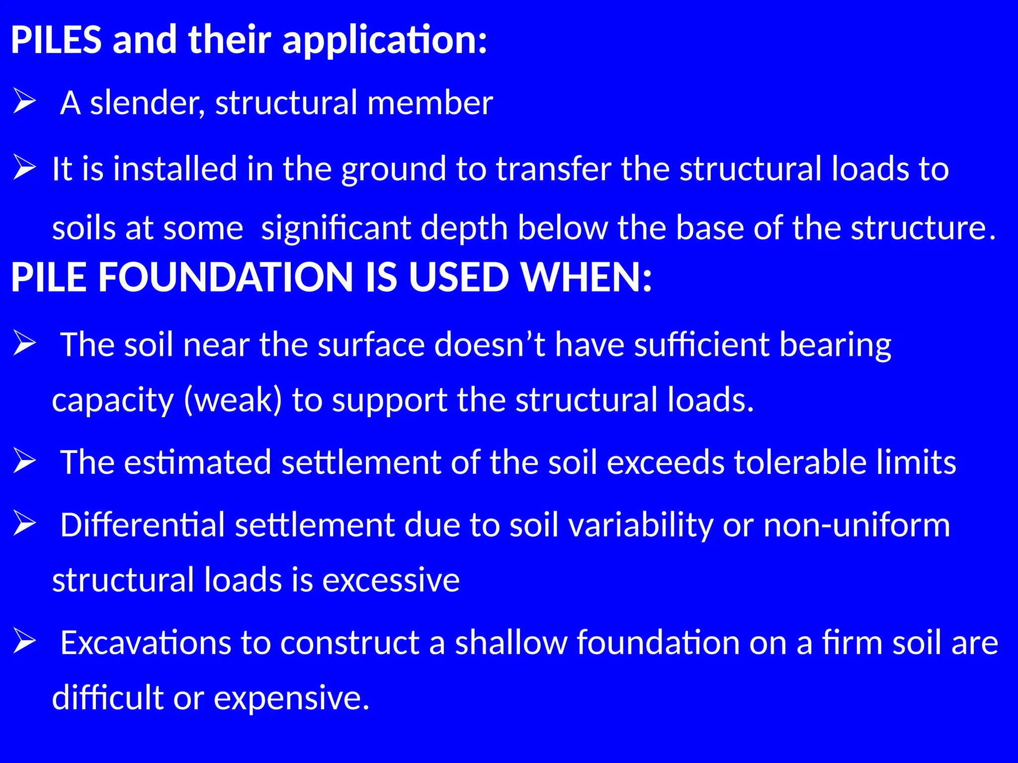 pile foundation_Estimation of load carrying capacity of individual pile ...